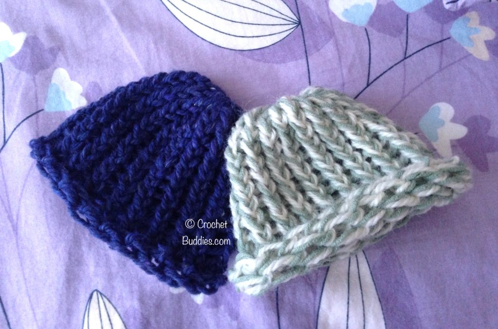 Loom Knit Hats For Dolls - Crochet Buddies